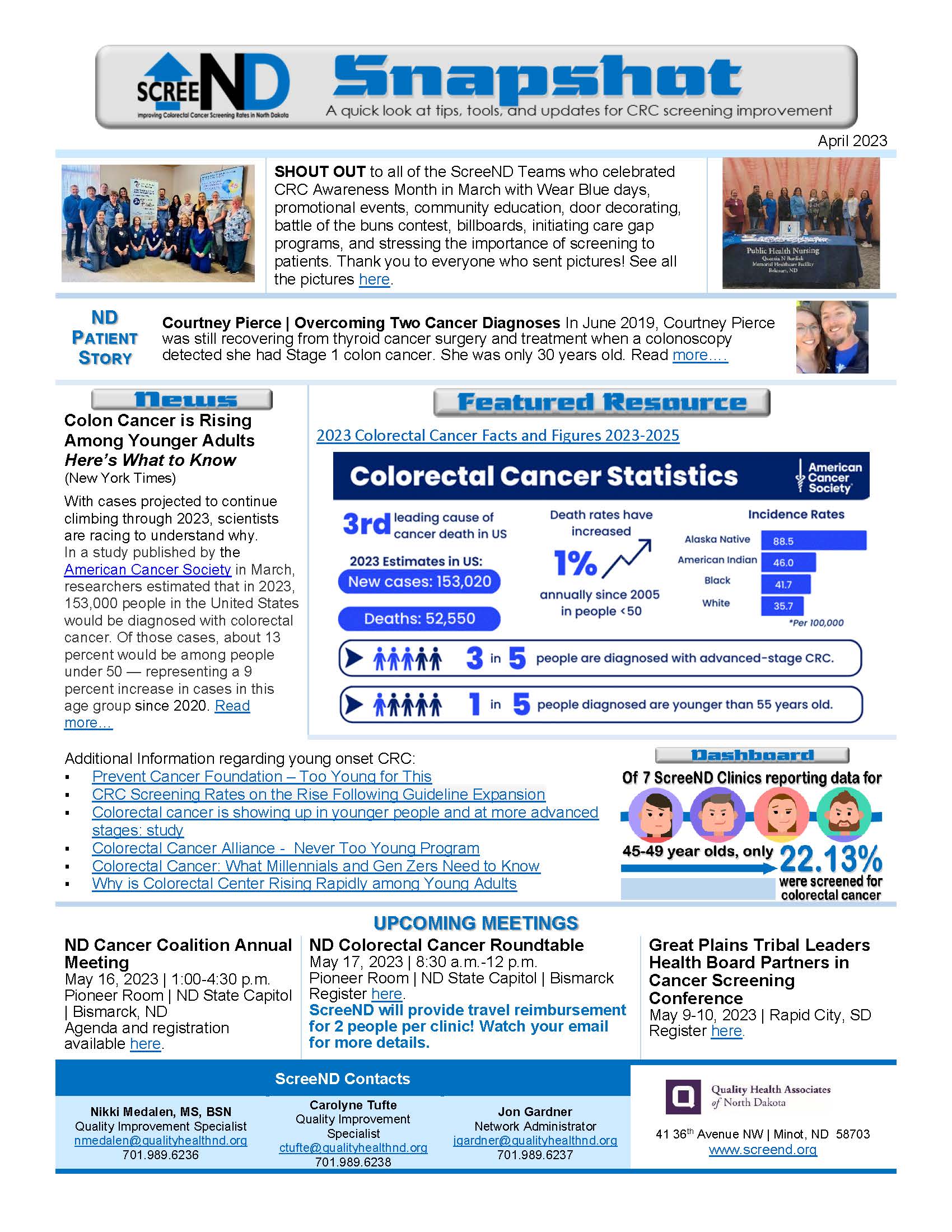 April 2023 | Snapshot – CRC ScreeND
