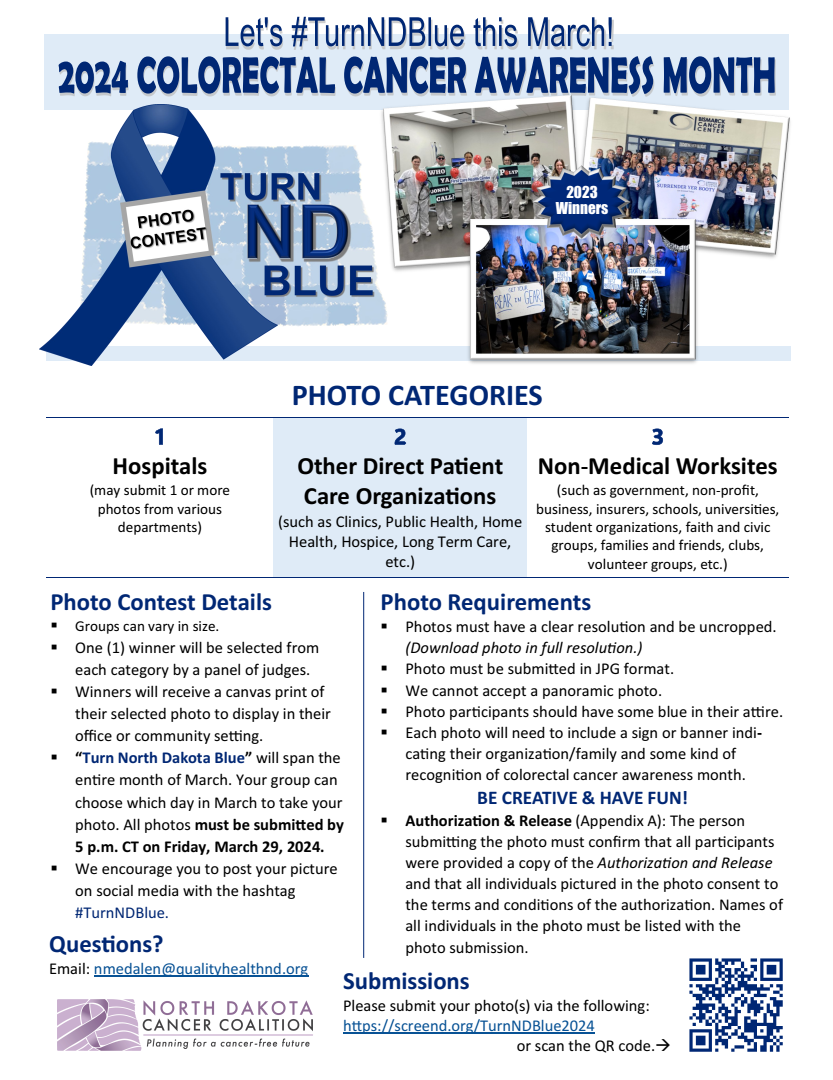 #TurnNDBlue – CRC ScreeND